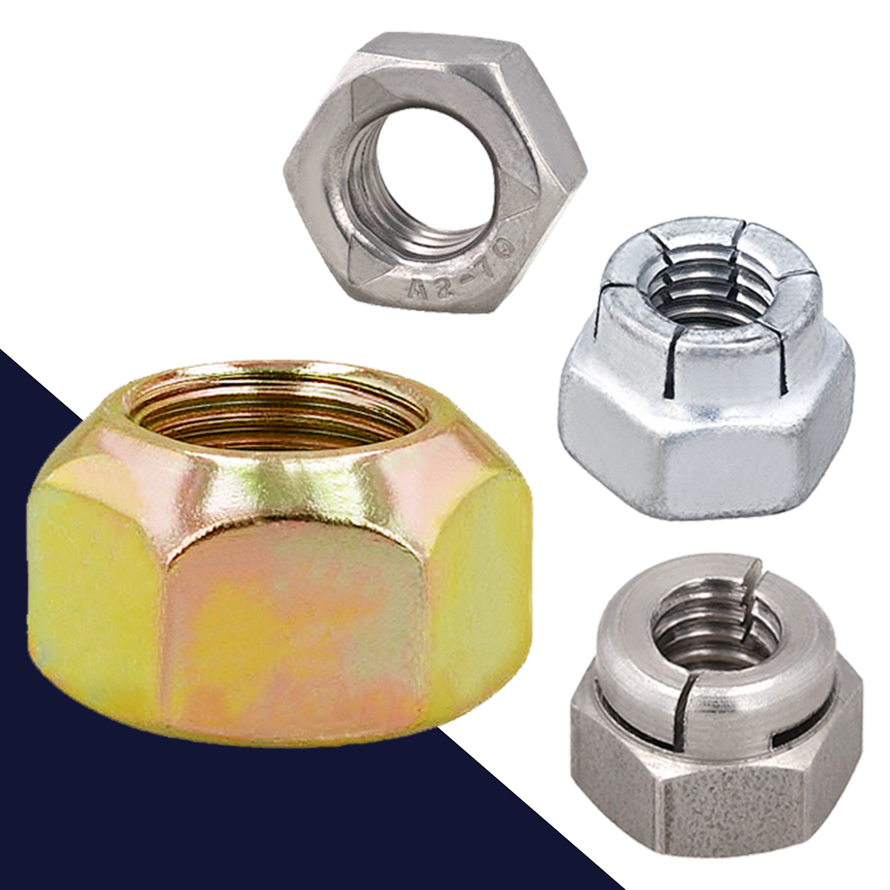 Nuts - Lock Nuts All Metal - BelMetric